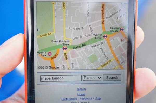 Google Maps vuelve a los Windows Phone en el CES 2013