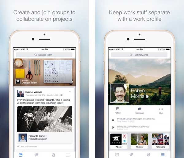 Facebook at Work, la red social llega al trabajo