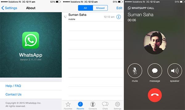 WhatsApp comienza a probar las llamadas también en iPhone