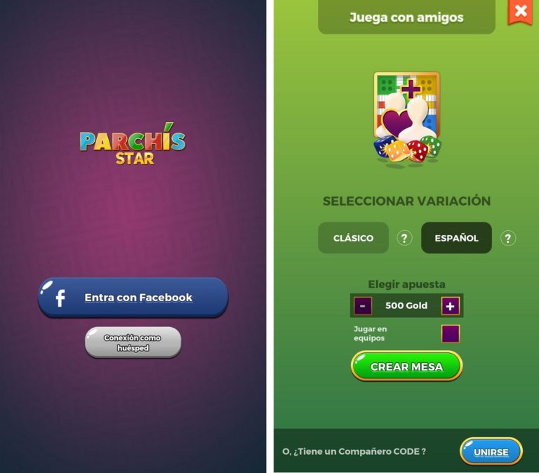 Cómo crear una partida y jugar con amigos en Parchis STAR