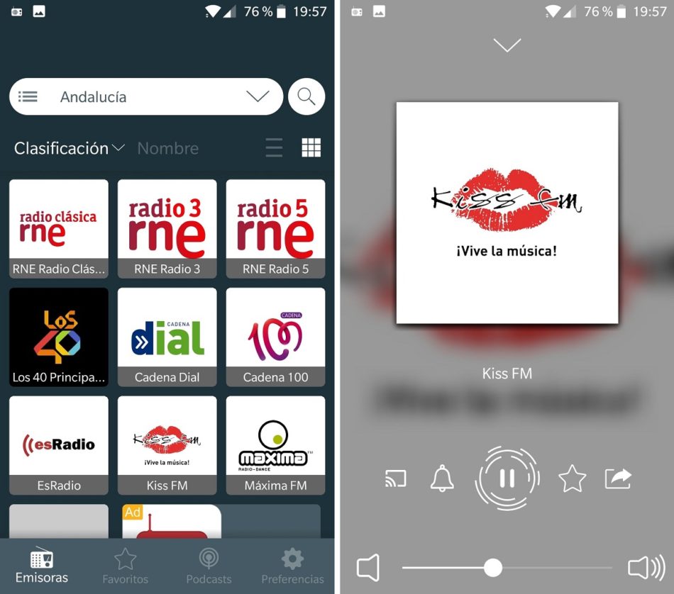 Apps para escuchar radio FM y emisoras como COPE, Cadena Ser o Radio Marca