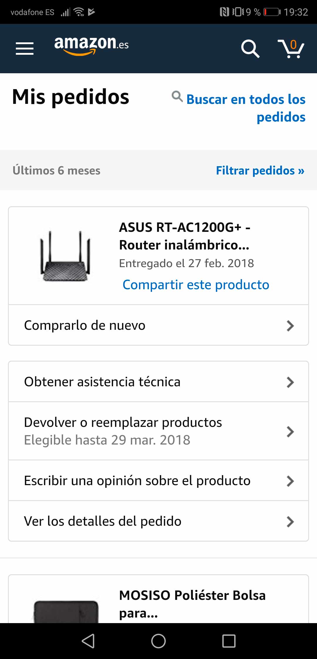 Cómo gestionar tus pedidos y compras desde la app de Amazon