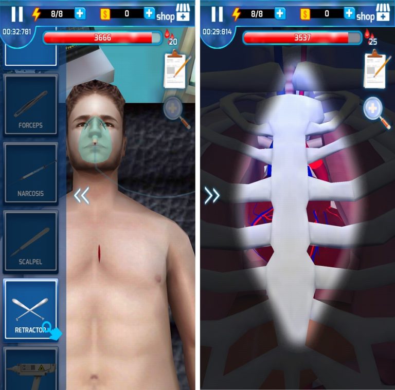 Los mejores juegos de operaciones y médicos para Android