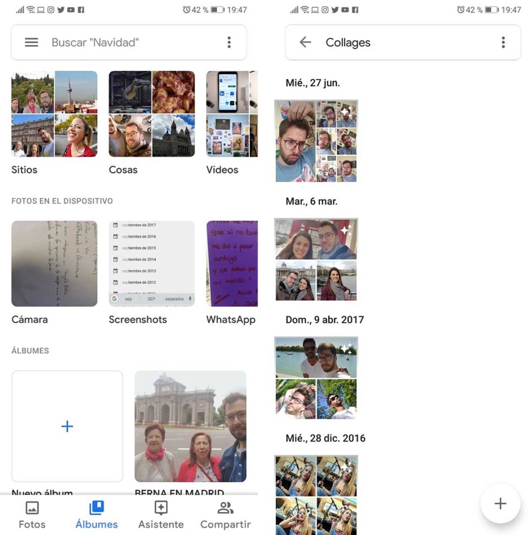 Cómo buscar imágenes en Google Fotos
