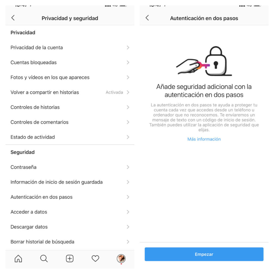 6 claves para evitar que hackeen tu cuenta de Instagram