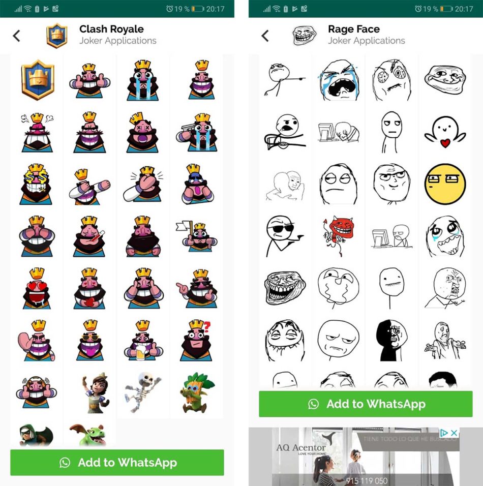 Los mejores packs de stickers para WhatsApp