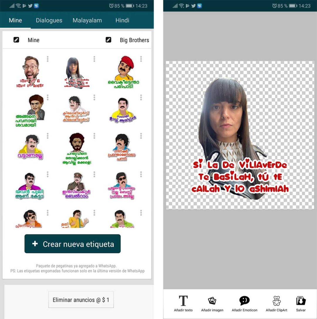 Las 3 mejores aplicaciones para crear Stickers de WhatsApp