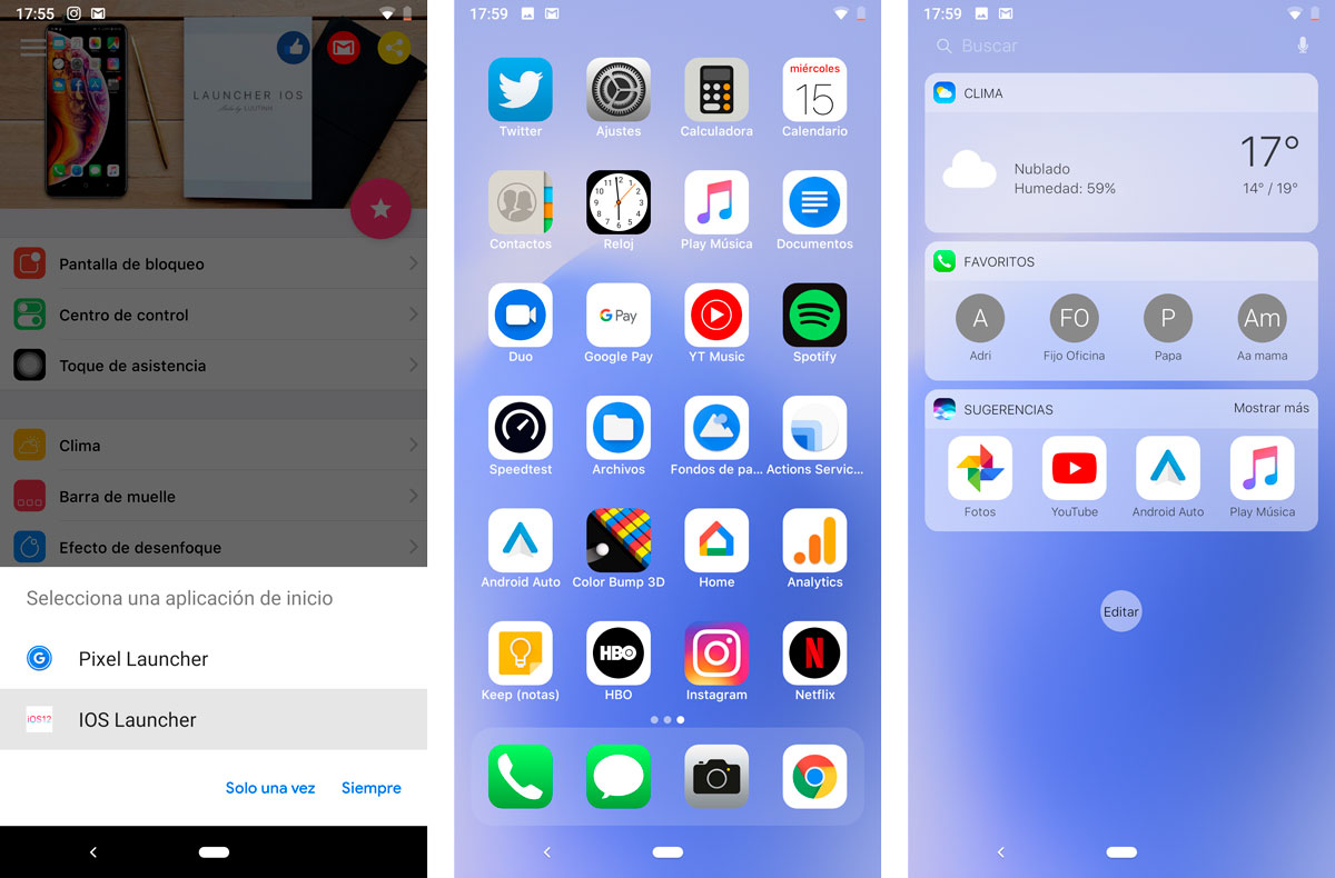 Cómo conseguir que tu móvil Android parezca un iPhone con iOS 13