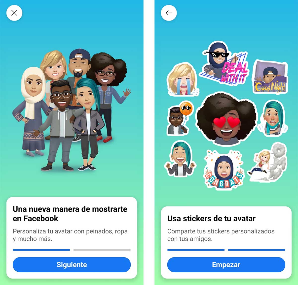 Cómo crear stickers con tu nuevo avatar de Facebook