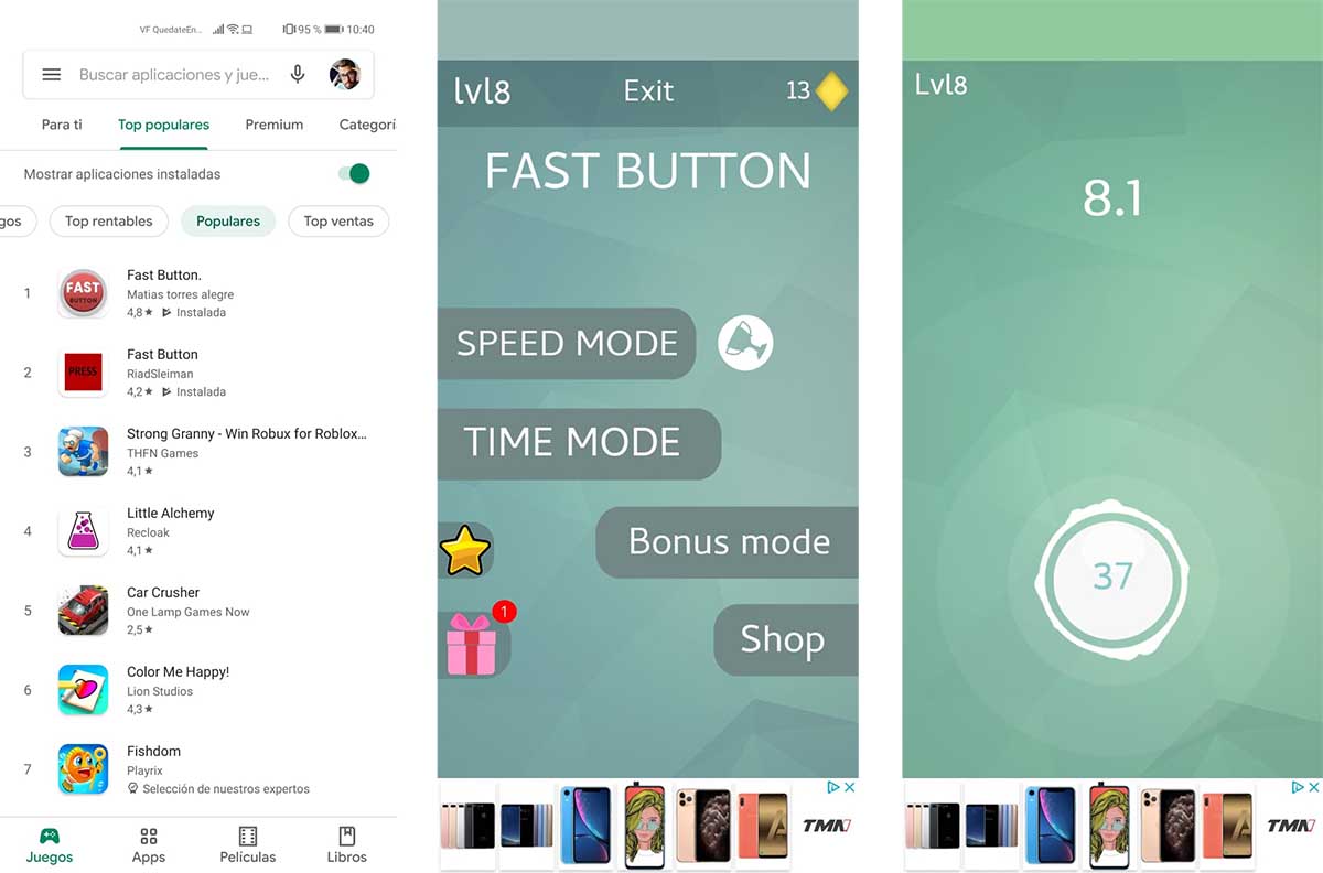 Fast Button, ¿eres capaz de ganar en este sencillo juego al que todos ...