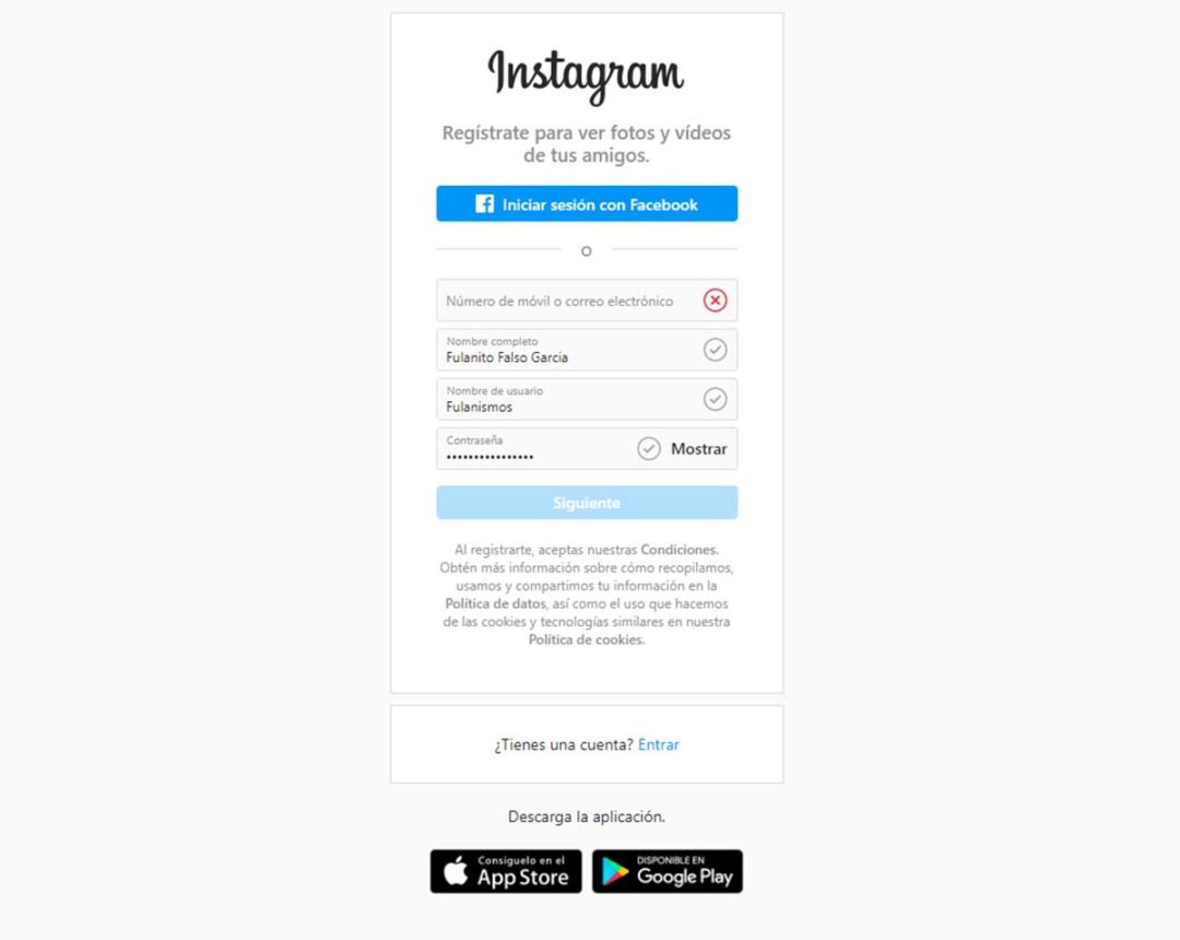 Cómo crear una cuenta de Instagram paso a paso
