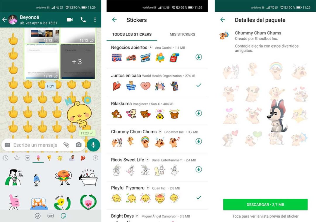 Estos son los 10 stickers animados de WhatsApp que más nos gustan
