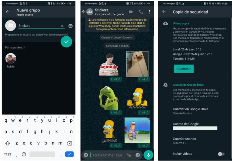 Cómo llevar todos tus stickers de WhatsApp a tu nuevo móvil