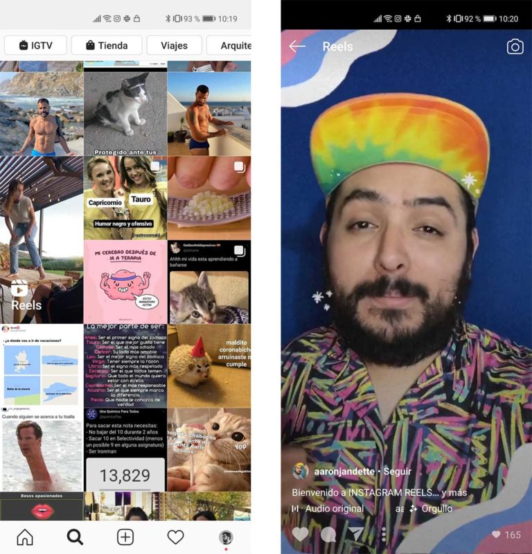 Cómo ver los nuevos Reels en Instagram