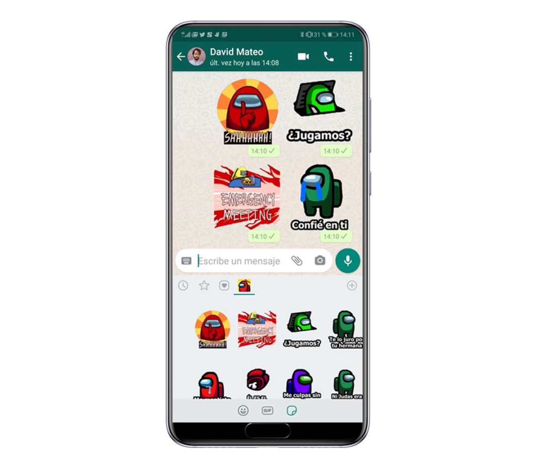 Los mejores stickers de Among Us para WhatsApp