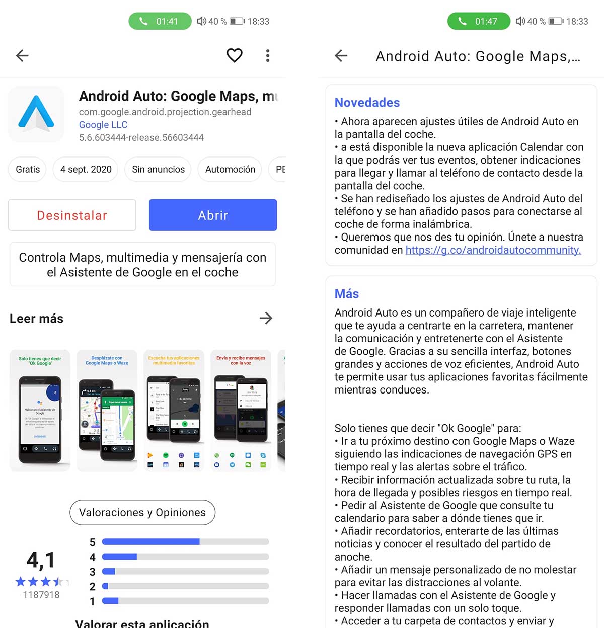 Android Auto se actualiza con todas estas nuevas funciones
