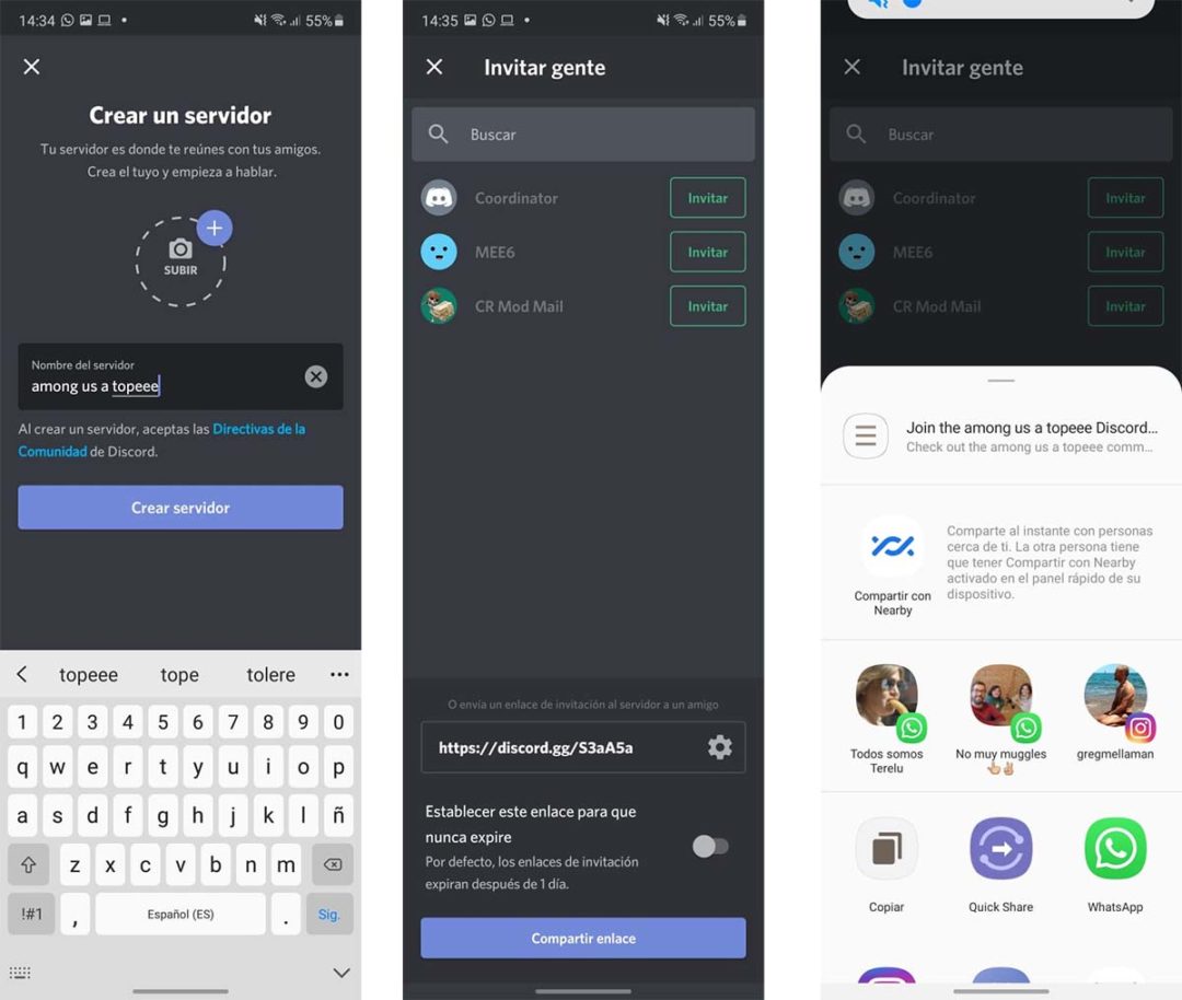Cómo crear un Discord para jugar con voz a Among Us
