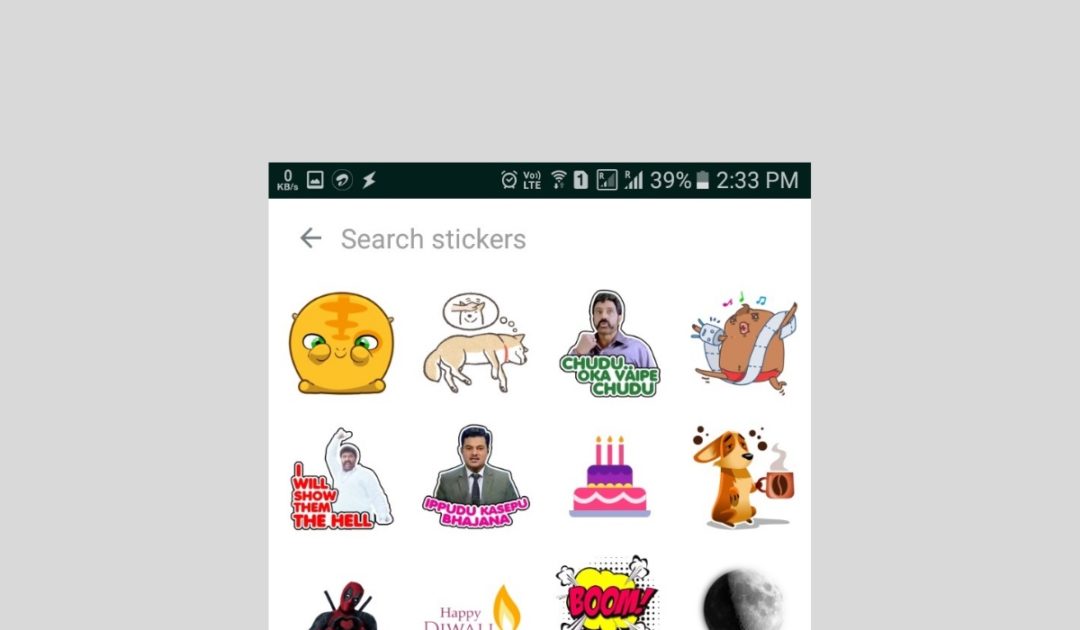 Cómo buscar entre tu colección de stickers de WhatsApp rápidamente