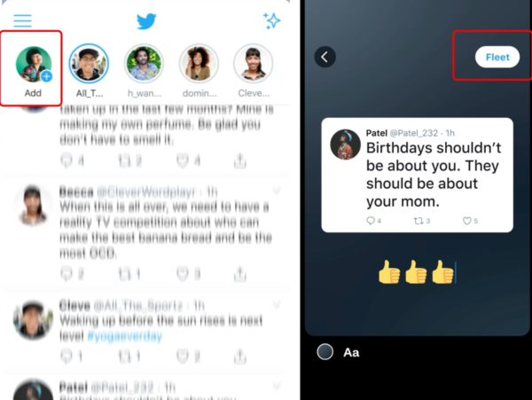 Fleets, cómo crear y compartir las nuevas stories de Twitter