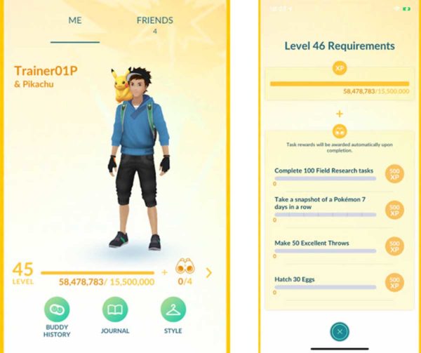 Estas son las recompensas por subir al nivel 50 de Pokémon GO
