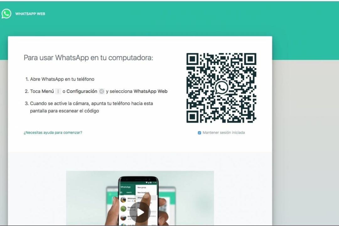 Cómo entrar en WhatsApp Web sin código