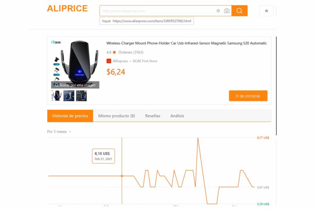 Por qué hay dos precios en los productos de AliExpress