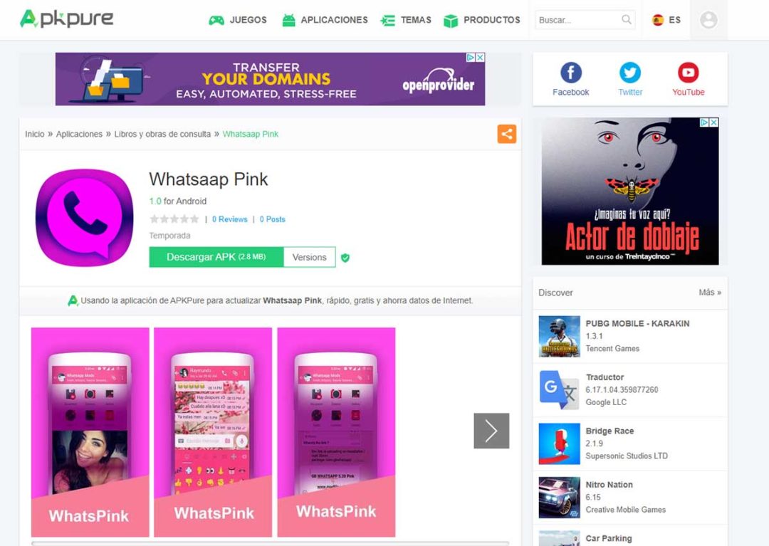 Ten cuidado con WhatsApp Pink, te contamos por qué