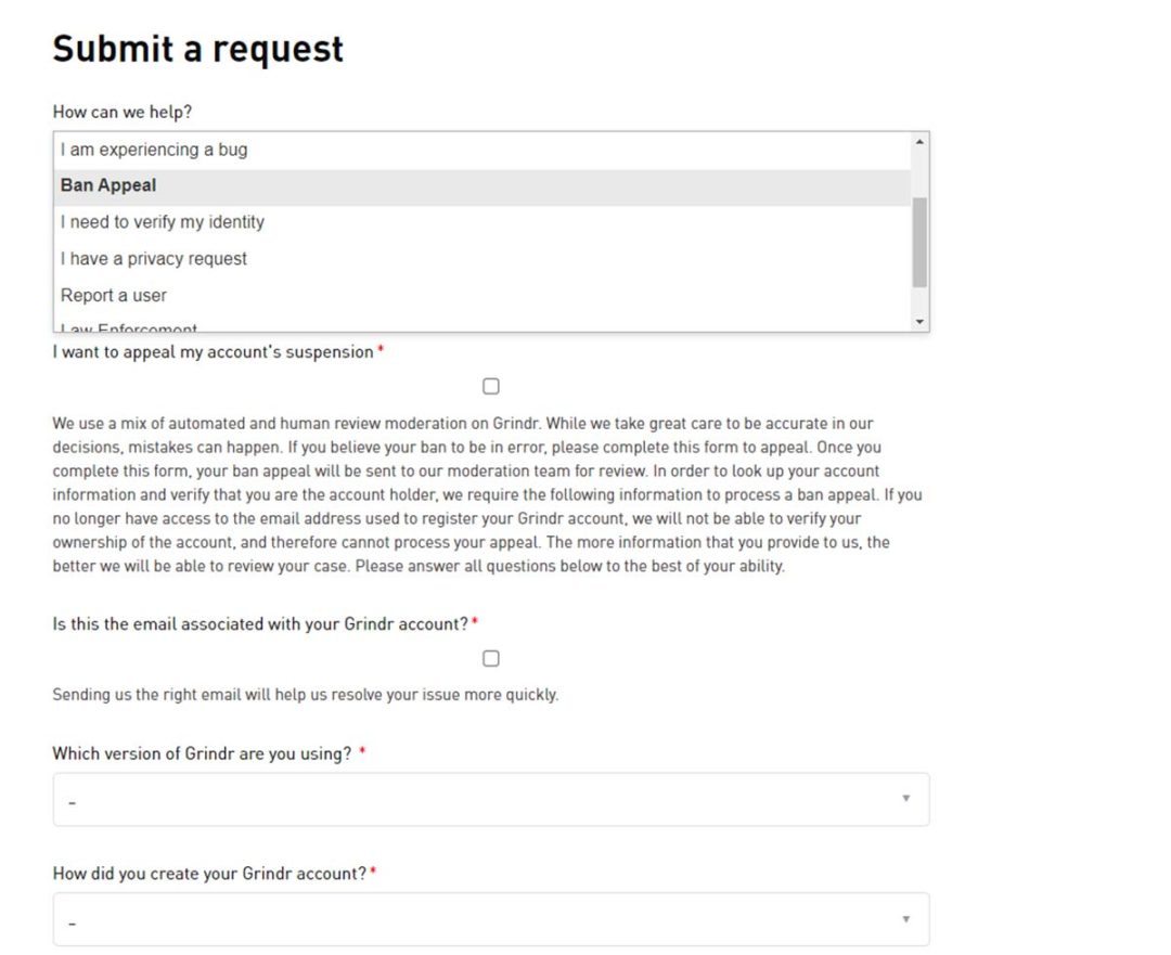 Por qué Grindr me bloquea todas las cuentas