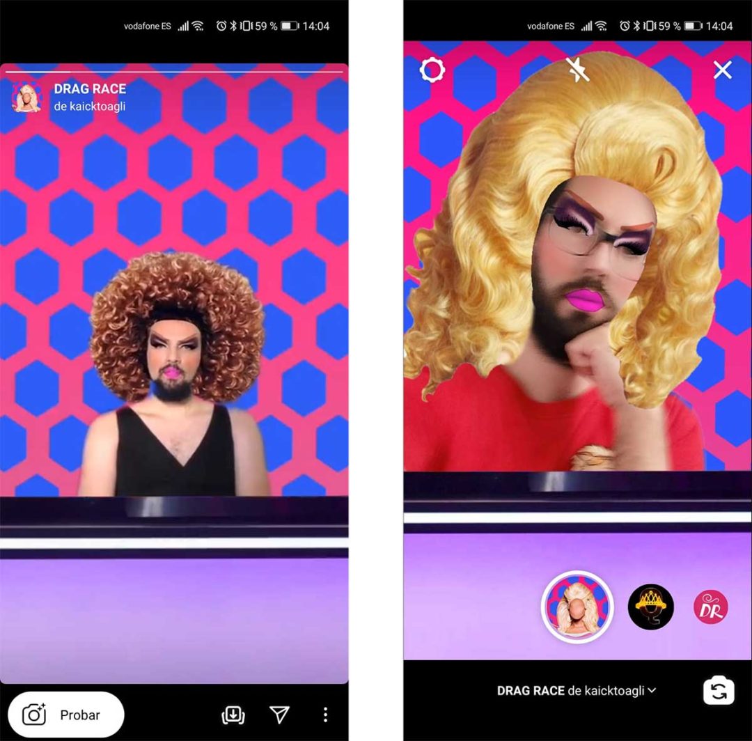 Los mejores filtros de Instagram Stories para ver Drag Race España