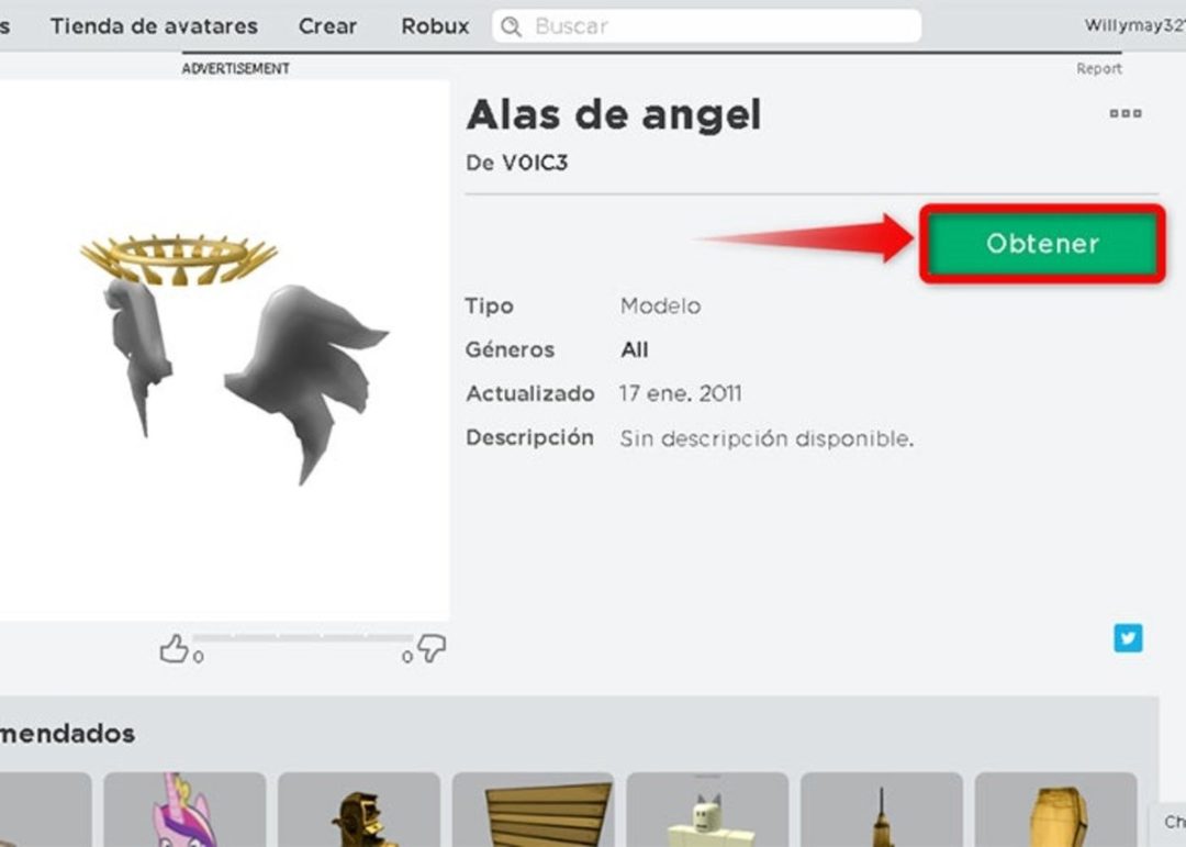 Cómo conseguir alas gratis en Roblox