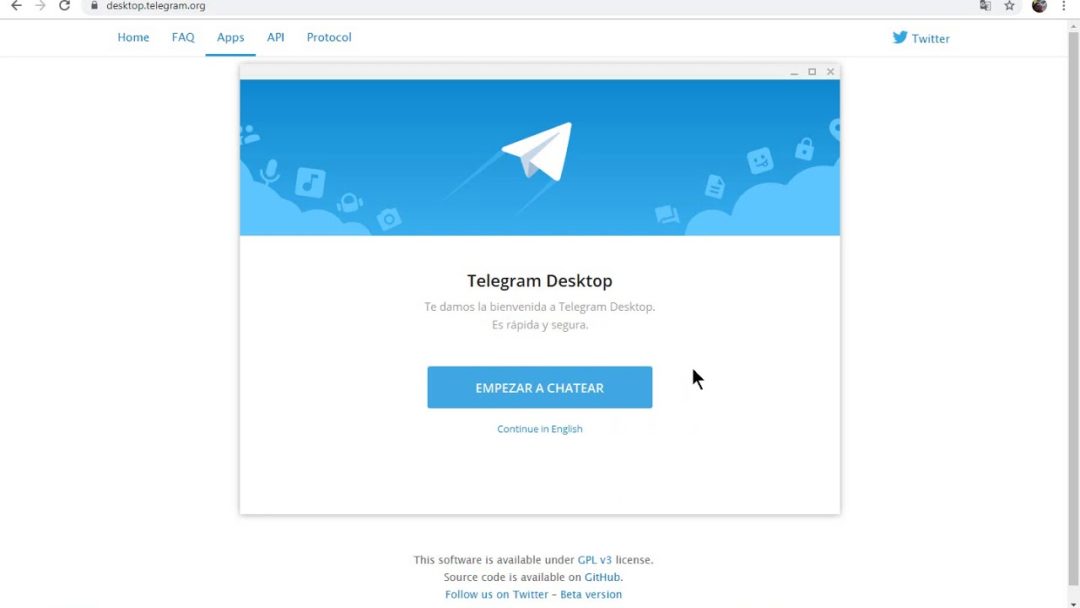 Cómo registrarse en Telegram para PC