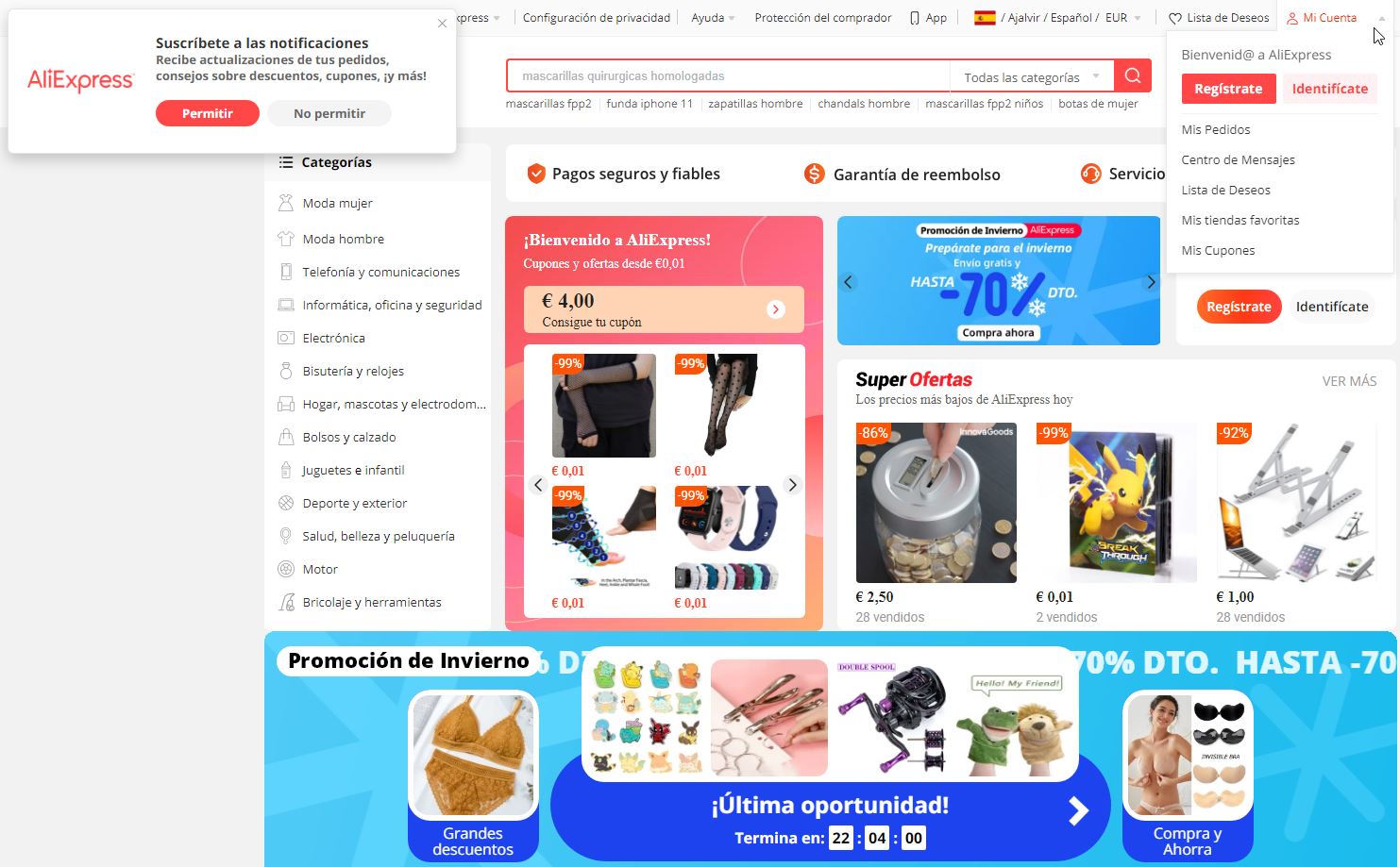 Cómo descargar AliExpress gratis y en español para PC