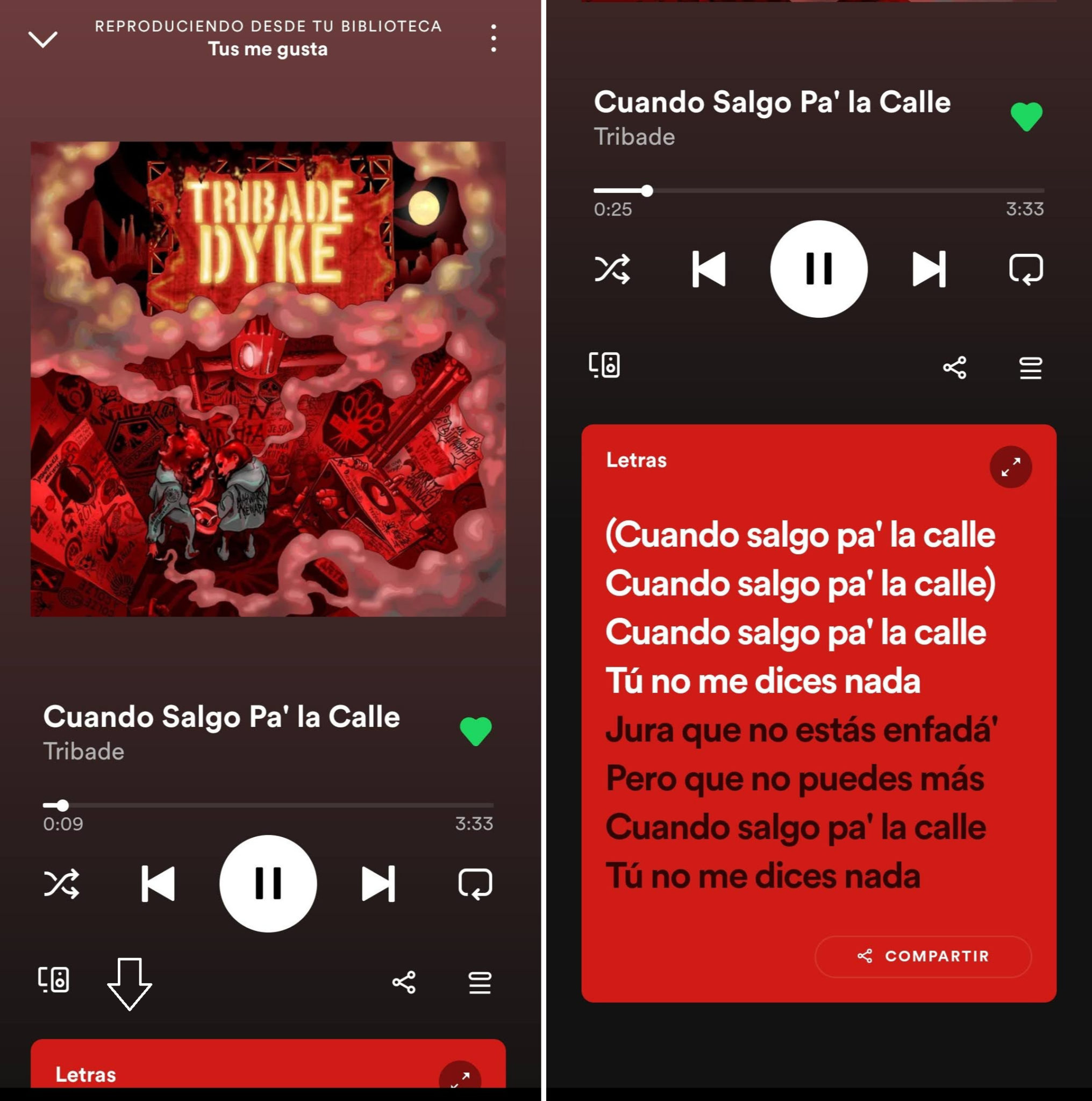 ️ Cómo hacer que en Spotify salga la letra de la canción