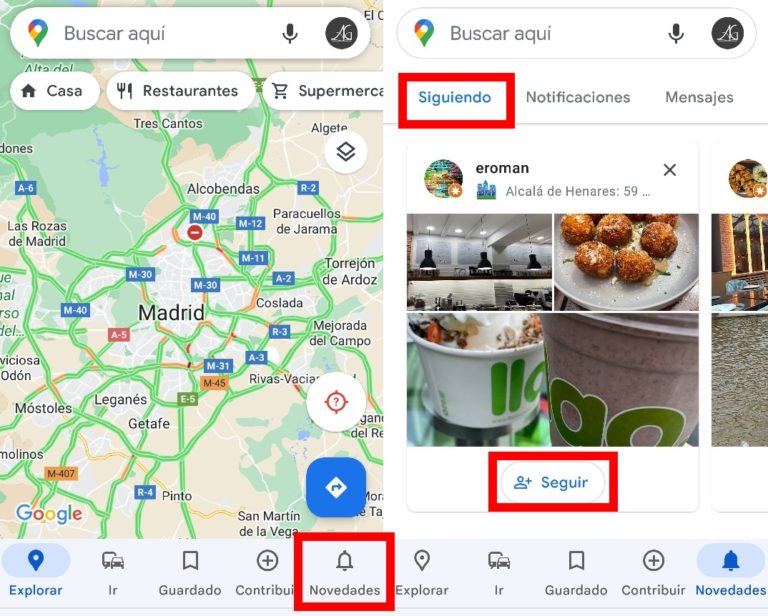 Cómo buscar en Google Maps a una persona