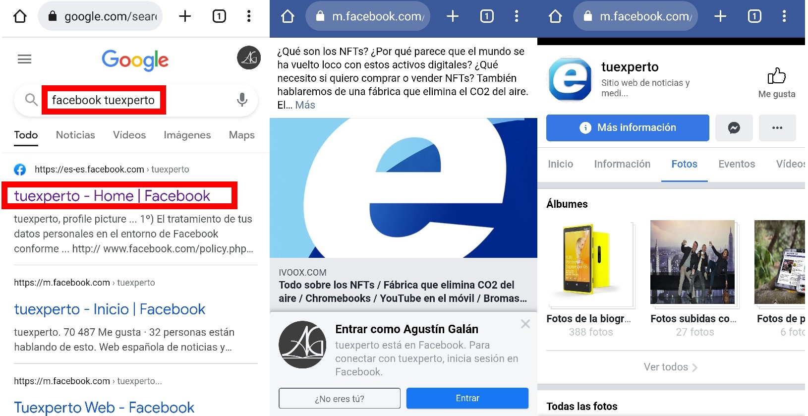 Cómo usar Facebook sin tener cuenta desde el móvil