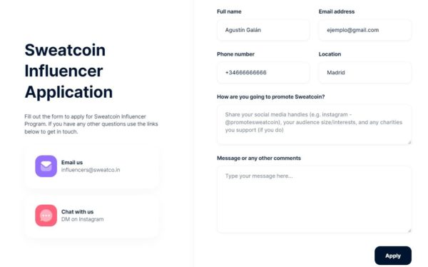 Cómo convertirse en un influencer de Sweatcoin