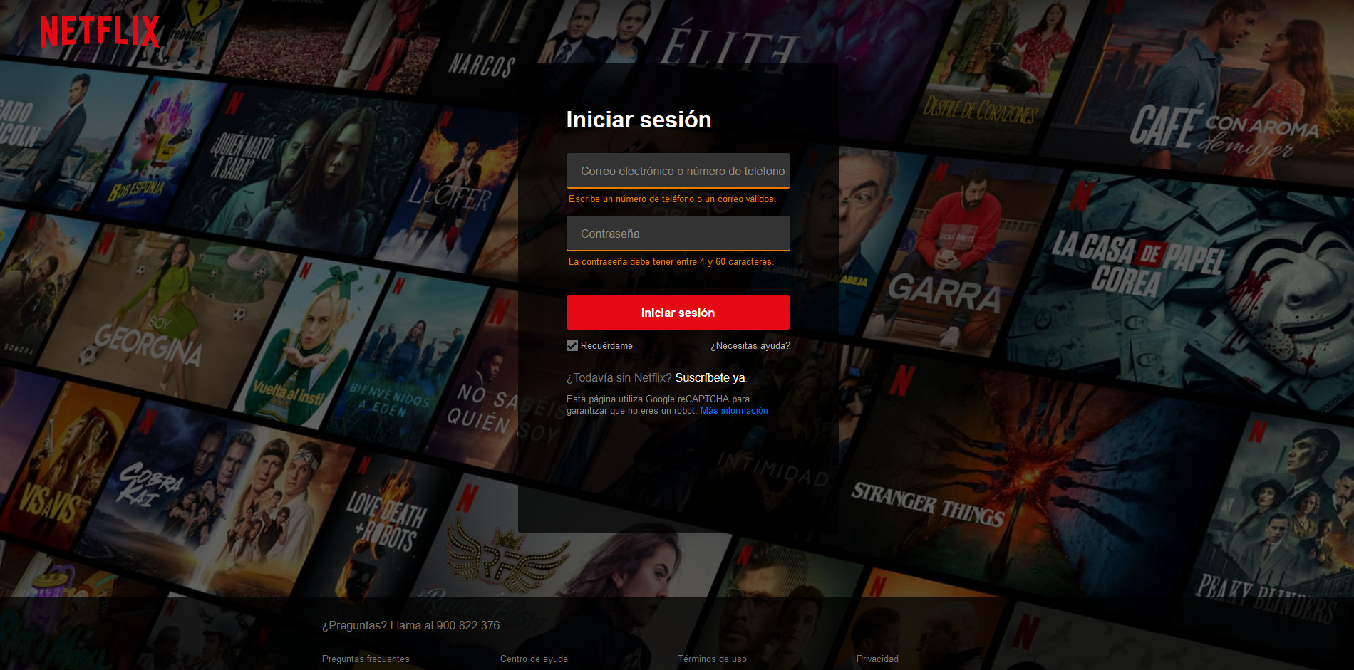 Por qué se ha cerrado mi sesión en Netflix