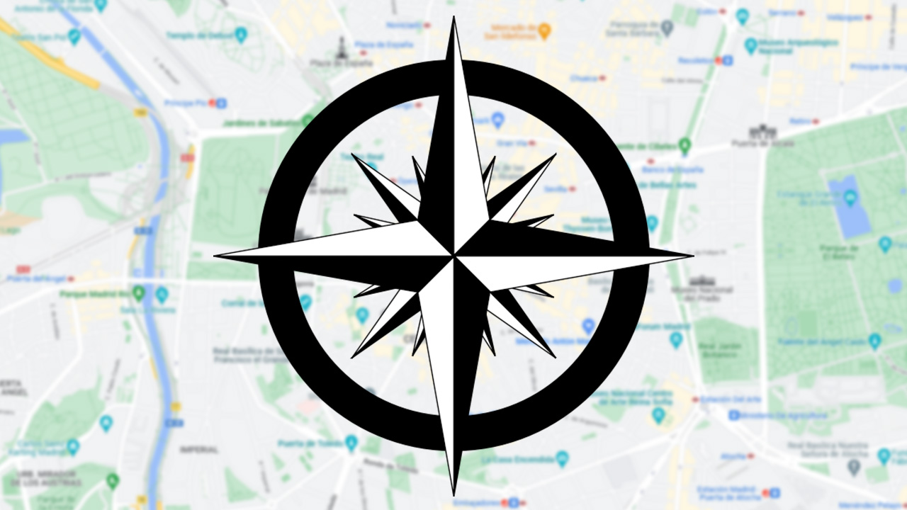 Cómo ver en Google Maps los puntos cardinales