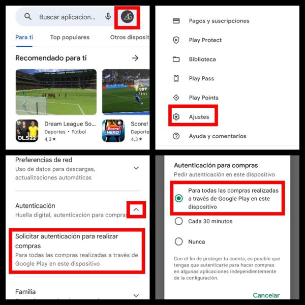 Cómo configurar Google Play Store para realizar compras