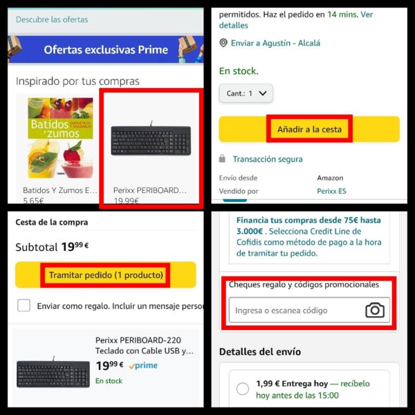Cómo conseguir un código promocional de descuento en Amazon