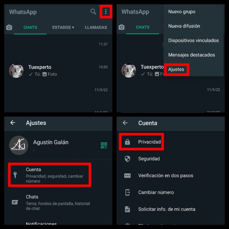 Cómo ocultar estar En Línea en WhatsApp