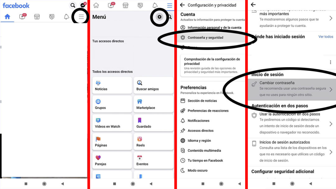 Cómo recuperar una cuenta de Facebook con una contraseña antigua