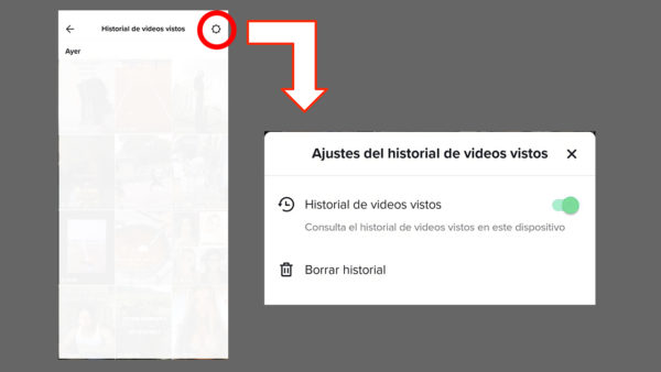 Cómo ver el historial de TikTok en tu móvil