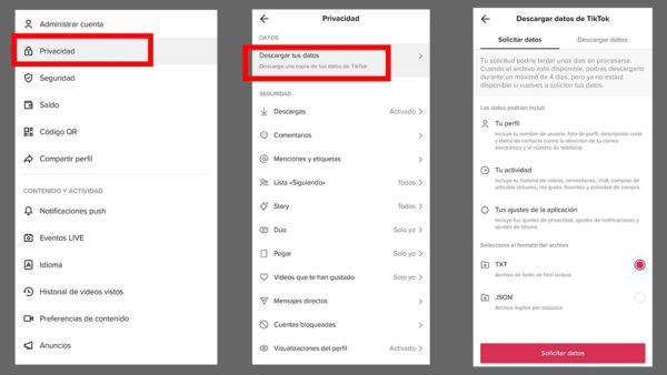 Cómo ver el historial de TikTok en tu móvil