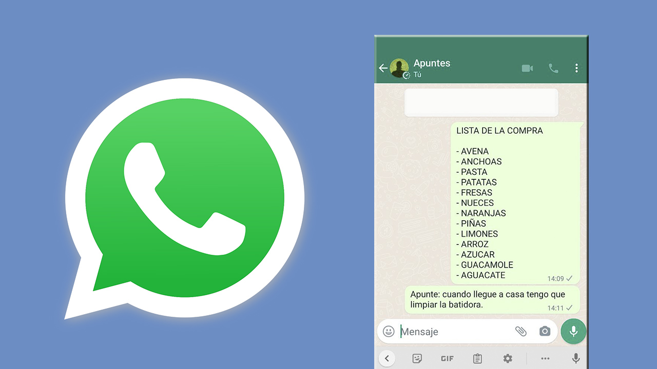 Cómo crear un chat conmigo mismo en WhatsApp