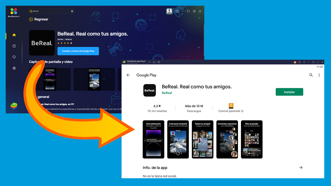 Cómo usar la red social BeReal en PC
