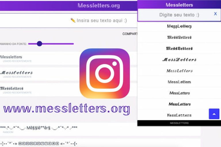 Cómo usar las letras para Instagram de copiar y pegar de Messletters