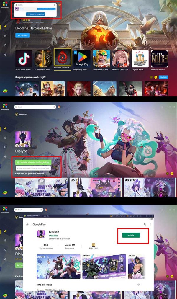 Cómo descargar Dislyte y jugar en PC