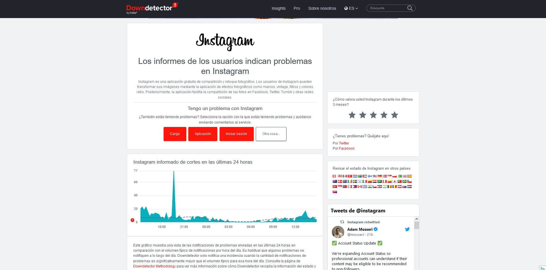 Qué significa el error de Instagram: espera unos minutos antes de ...