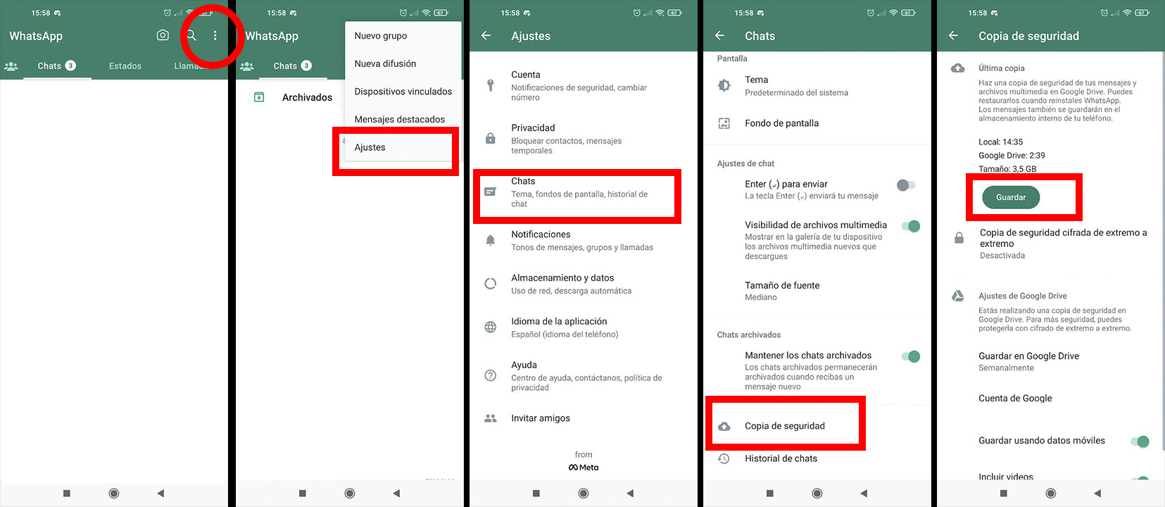 Qué significa en WhatsApp el error algo falló con tu historial de chats